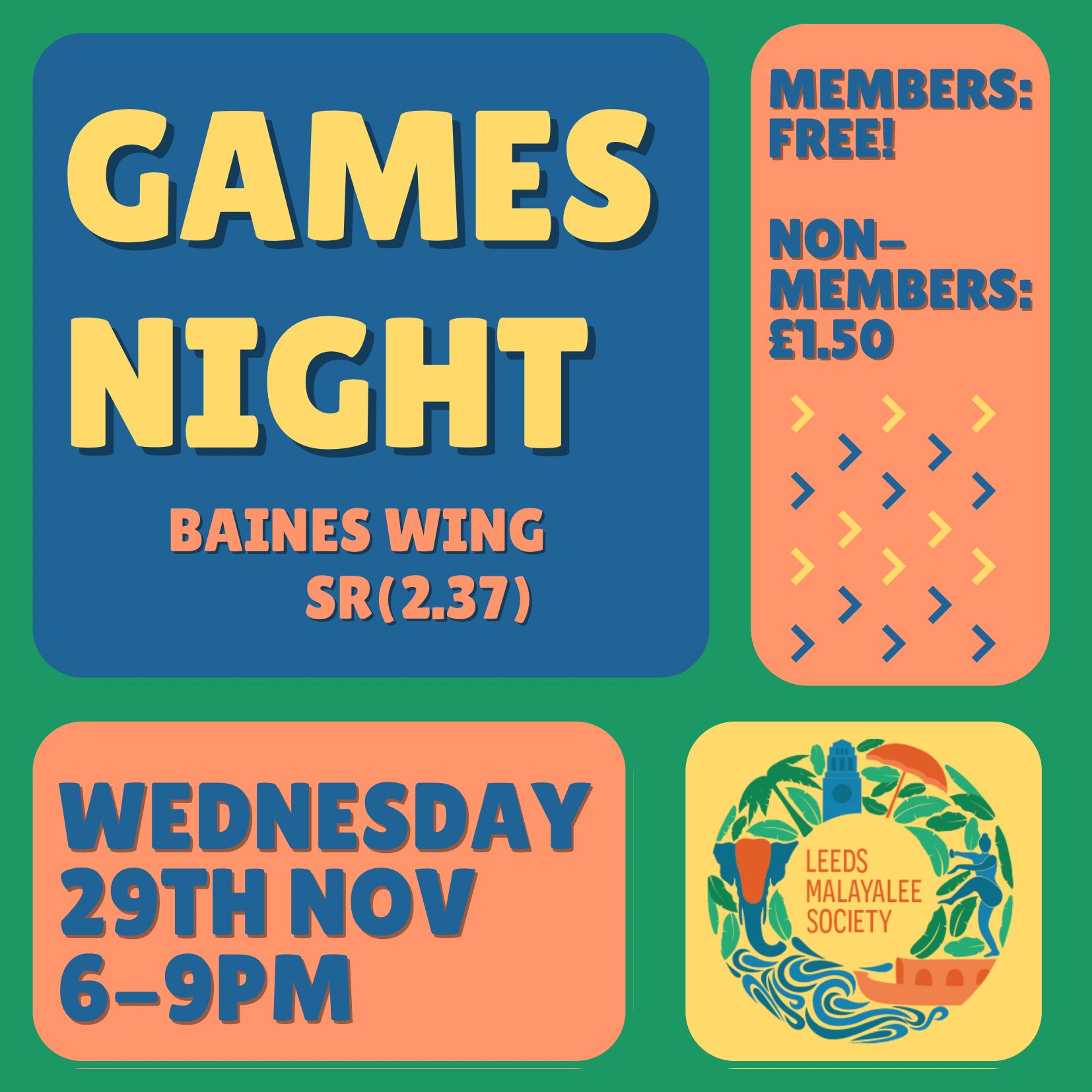 Leeds Mallu Soc Games Night
